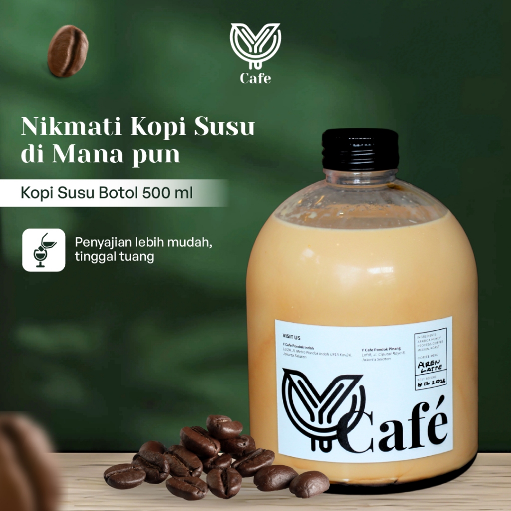 Jual Kopi Susu 500 ml - Minuman Kemasan Kopi Susu Gula Aren / Cafe ...