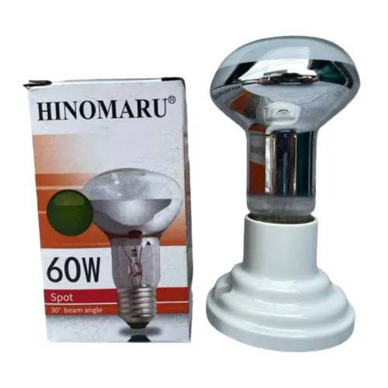 Jual HINOMARU NR63 Spot 25W, 40W, 60W - Spotlight Lampu Reflektor Cahaya Kuning Lampu Penghangat ...