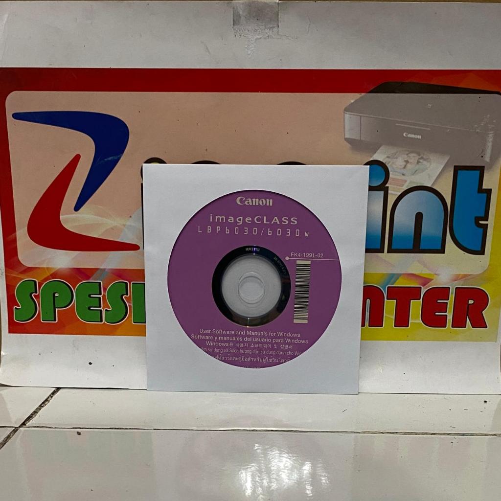 Jual CD Driver Original LBP6030 Printer Canon LBP6030/LBP6030w | Shopee ...