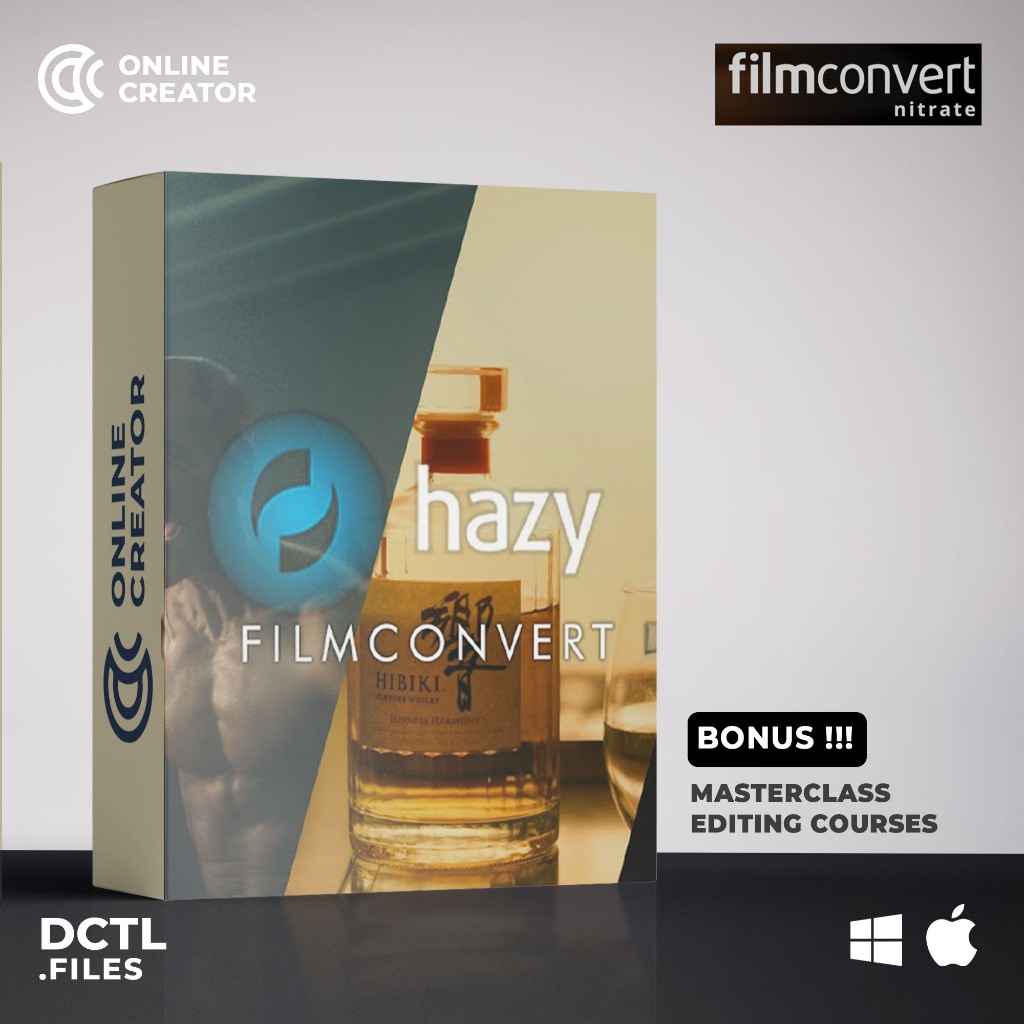 Jual FilmConvert Hazy video soft light DaVinci Resolve Premiere Pro ...