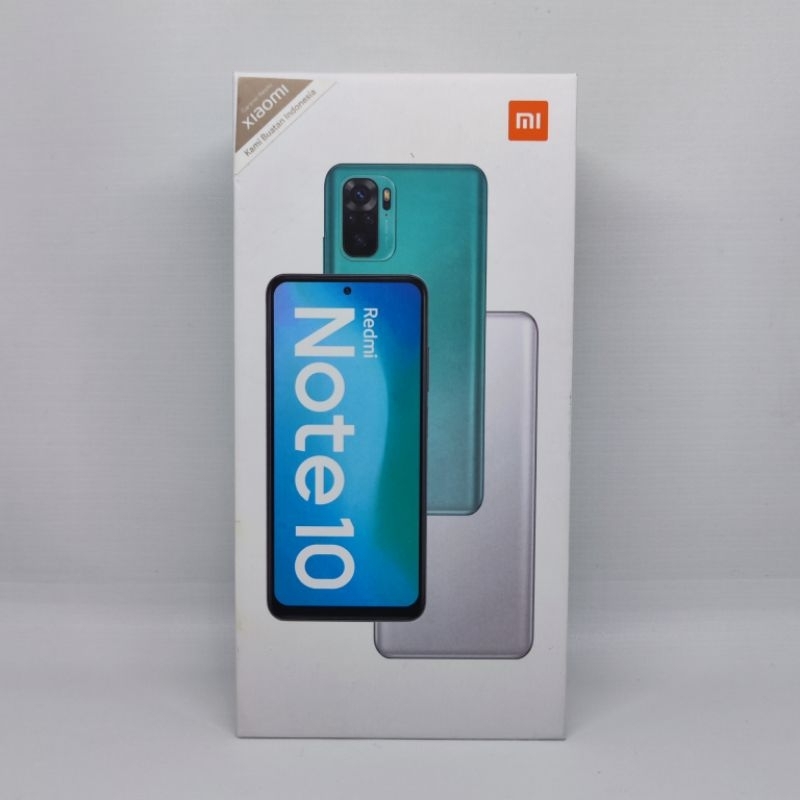 Jual Xiaomi Redmi Note 10 4/64 Second Normal Full Set | Shopee Indonesia
