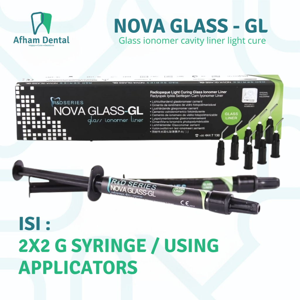 Jual DENTAL GLASS IONOMER CAVITY LINER LIGHT CURE / IONOSEAL / NOVA ...