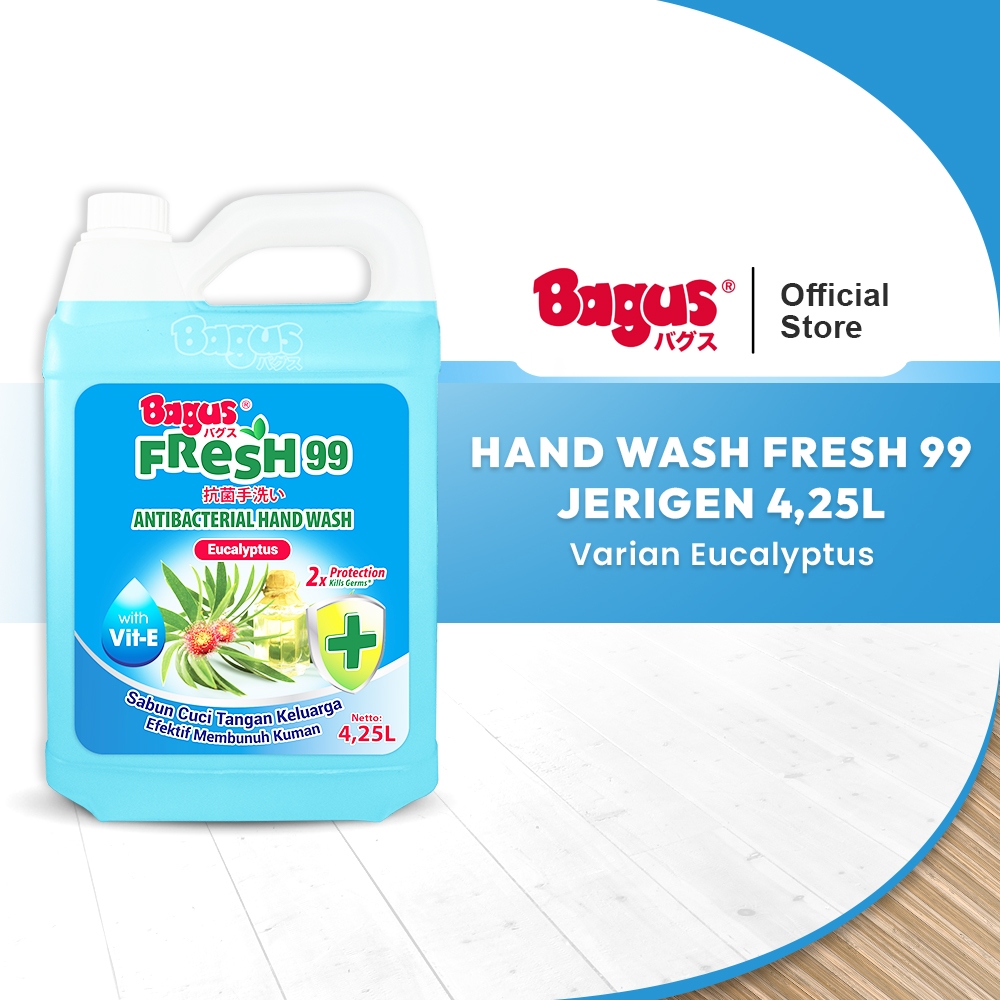 Jual Bagus Fresh 99 Sabun Cuci Tangan Jerigen 4,25 Liter dengan Vitamin ...