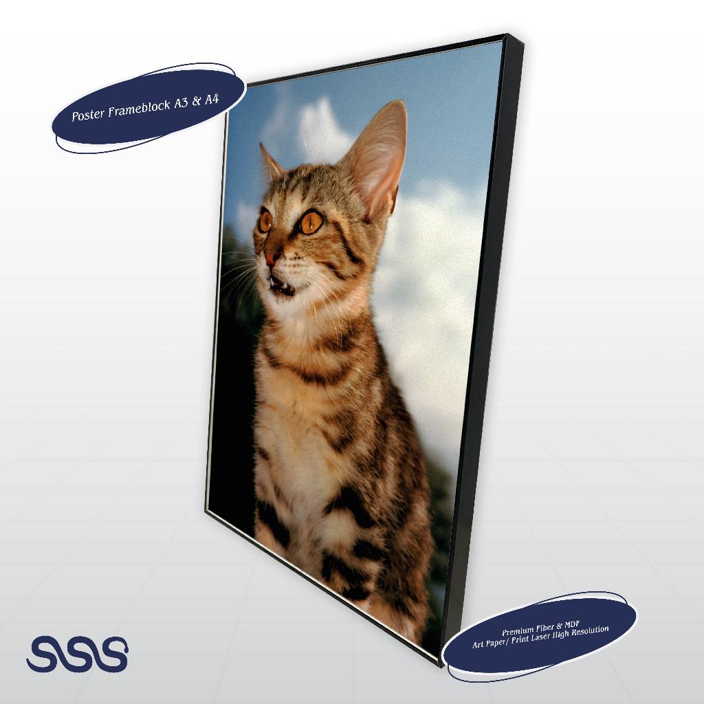 Jual POSTER KUCING / AESTHETIC POSTER / POSTER FRAMEBLOCK | Shopee ...