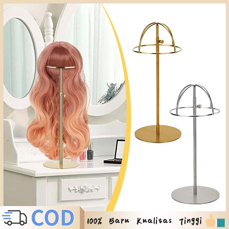 Jual 33-60cm Stand Display Topi Retractable Metal Hat Display Display ...