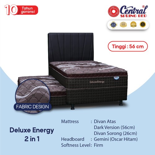 Jual Kasur central springbed 2in1 kasur spring bed murah central deluxe ...