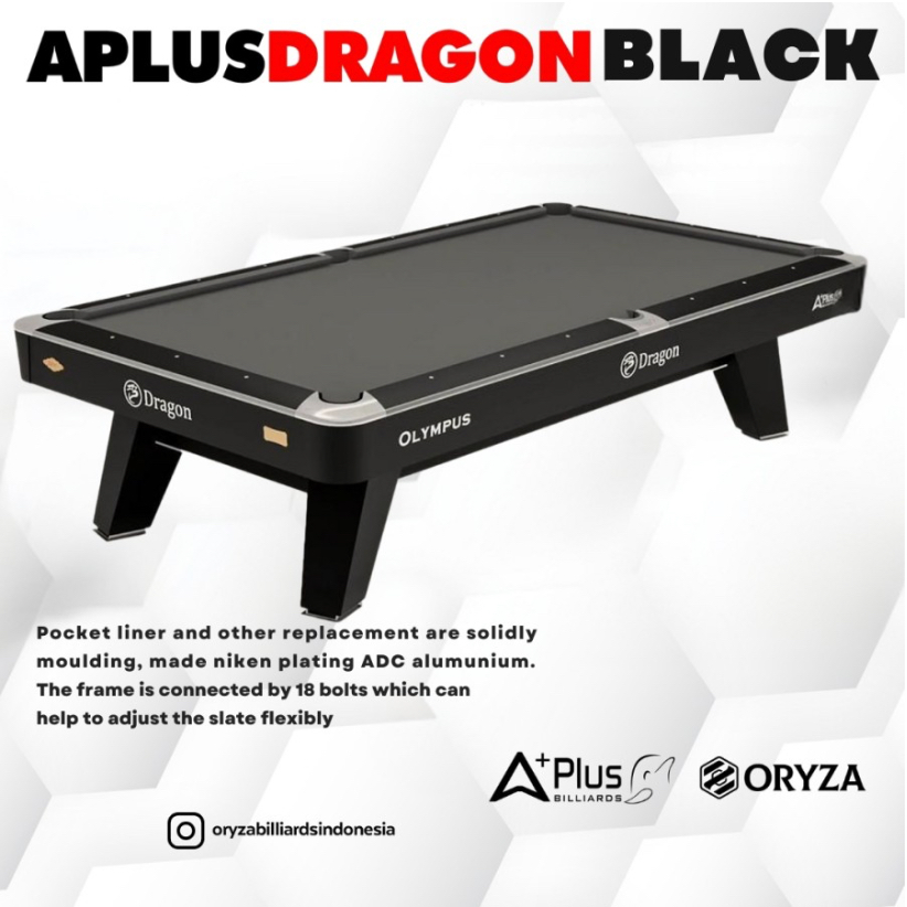 Jual Meja Billiard 9ft Aplus Dragon - Pool Table A+Plus Billiards ...