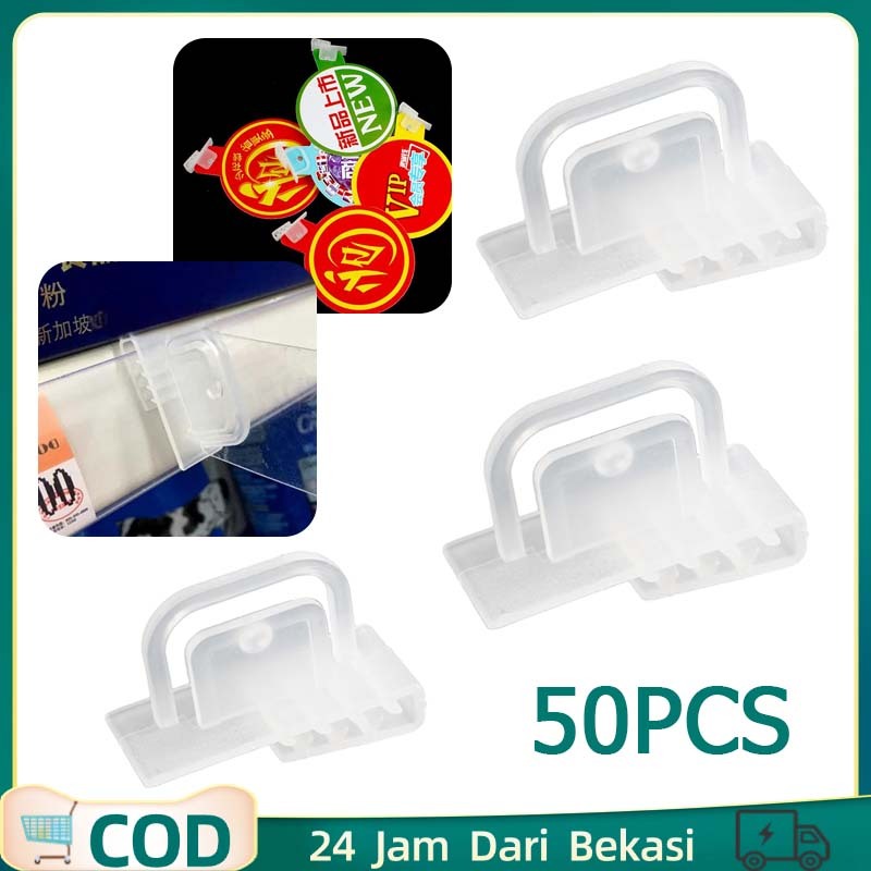 Jual Isi 50 Pvc Klip Gigi Lurus Clip On Pop Penjepit Clip Penjepit Pvc ...