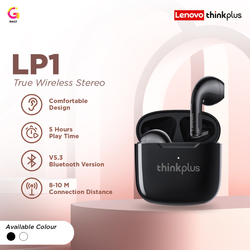 Jual Thinkplus LP1 Headset Earphone Earbuds TWS Bluetooth Wireless ...