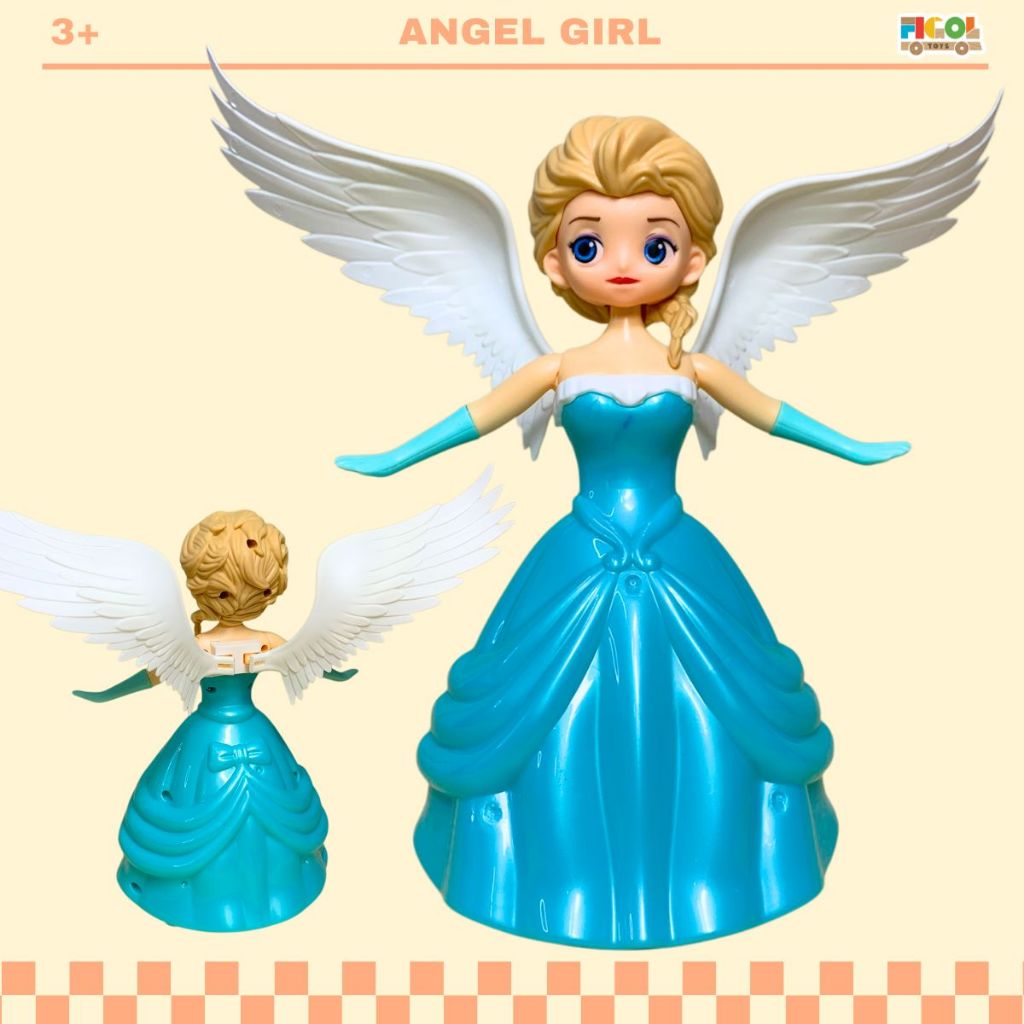 Jual Mainan Robot Princess HJ-338B Robot Frozen Angel | Shopee Indonesia