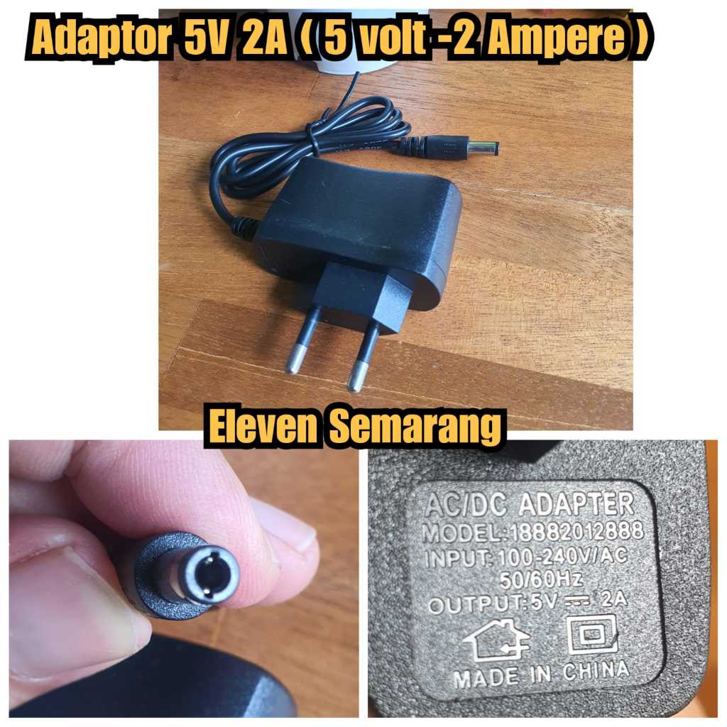 Jual Adaptor 5V 2A Adaptor 5 volt 2 ampere adaptor 5 v 2 a | Shopee ...