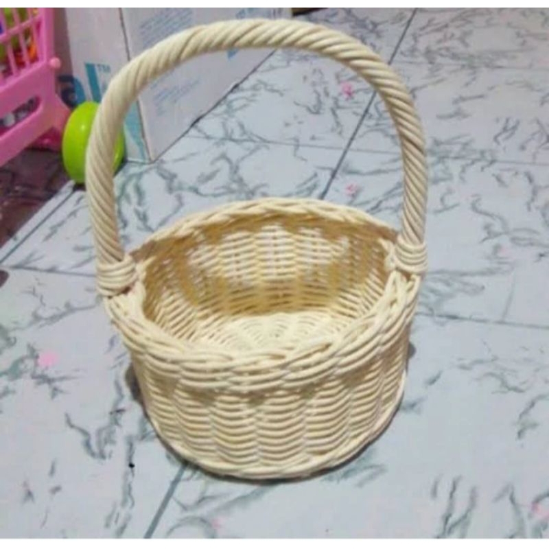 Jual keranjang parcel rotan mini | Shopee Indonesia