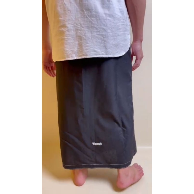 Jual SARUNG HITAM POLOS SARUNGHEO MIRIP WADIMOR LEMBUT TEBAL ADEML ...