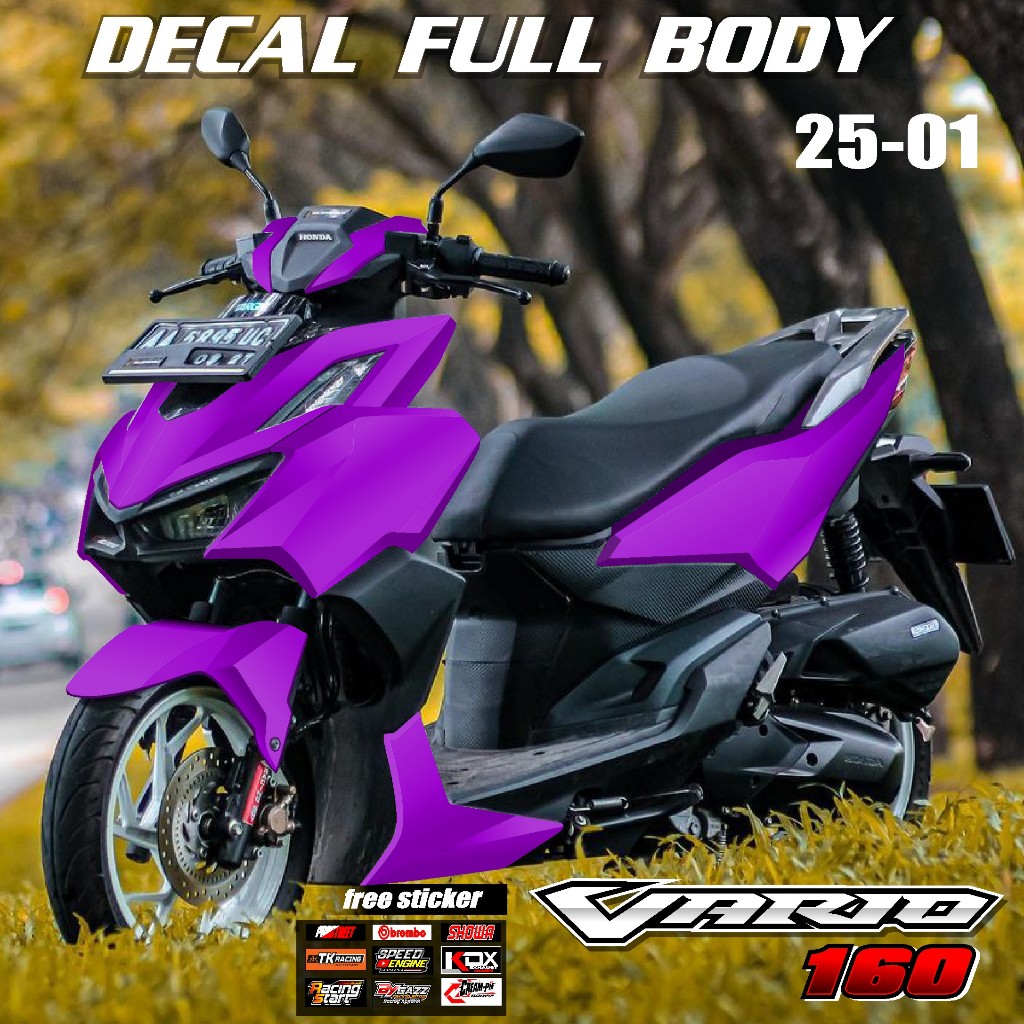Jual Decal Full Body COD TERBARU DECAL STICKER VARIO 160 FULLBODY VARIO ...