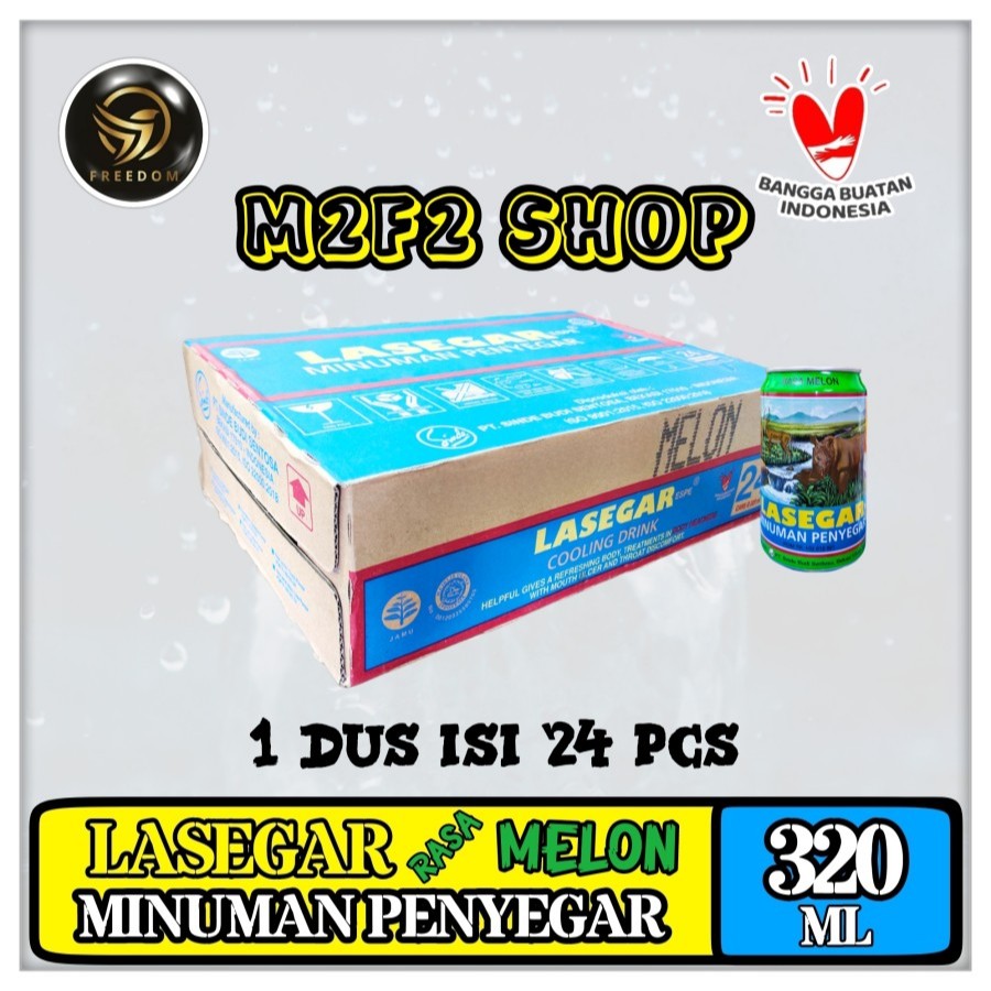 Jual LASEGAR Minuman Penyegar Rasa Melon Kaleng - 320 ml (Kemasan ...