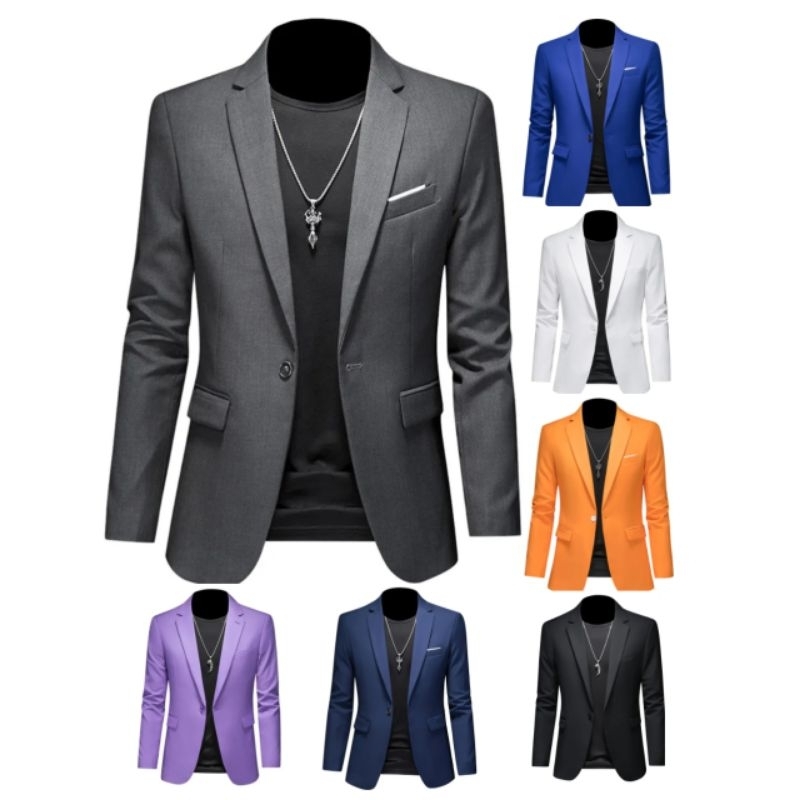 Jual Jas Pria Formal Premium Ideal untuk Nikah, Wisuda, & Kantor Jas Pria Serbaguna Elegan untuk ...