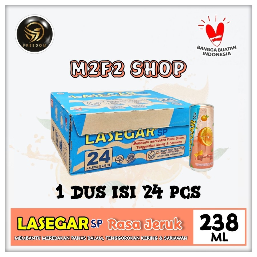 Jual LASEGAR SP Minuman Penyegar Rasa Jeruk Orange Kaleng - 238 ml ...