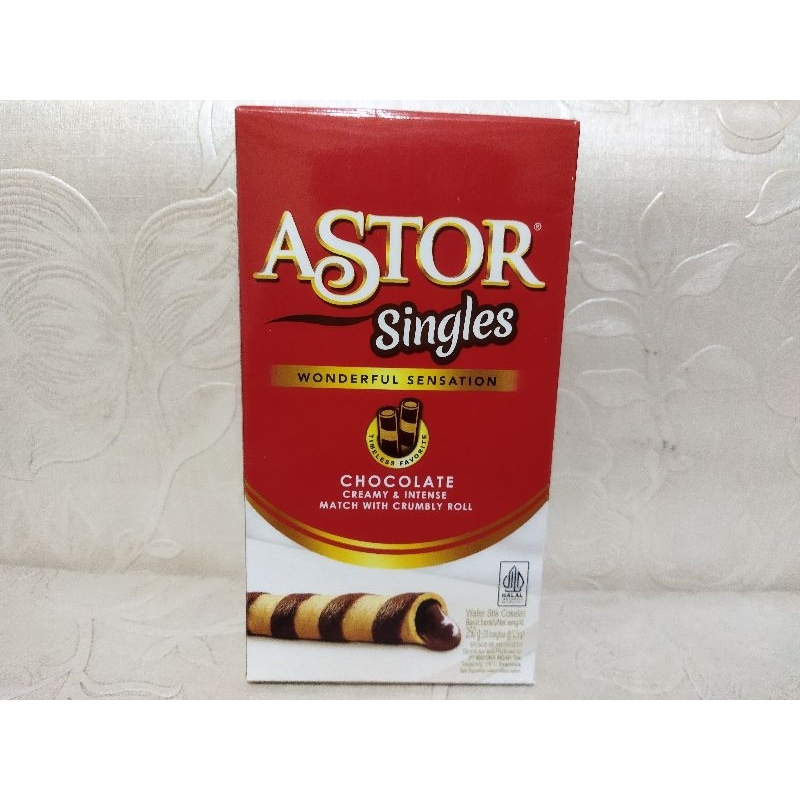 Jual ASTOR SINGLES KEMASAN PACK ISI 20 PCS / ASTOR WAFER ROLL / ASTOR ...