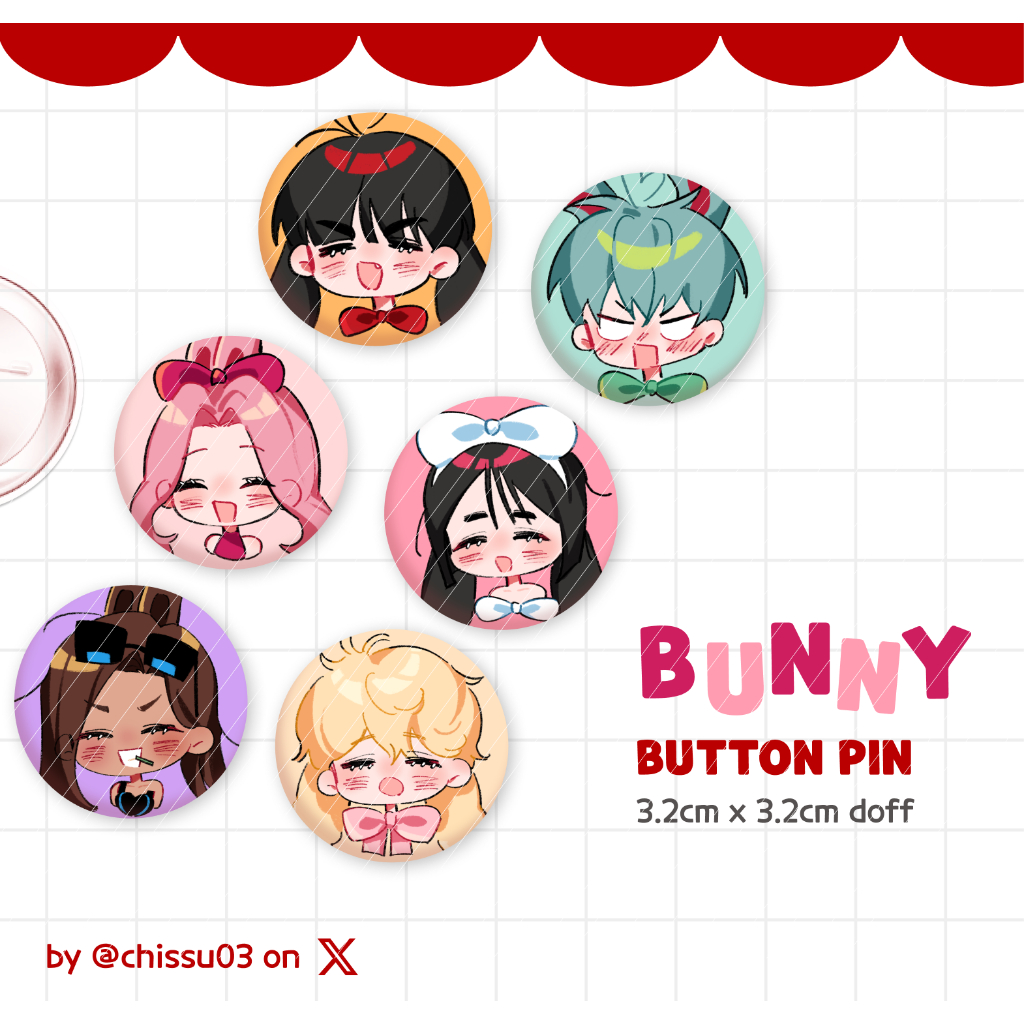 Jual Alien Stage Bunny Pins (Ivan, Till, Mizi, Sua, Luka, Hyuna ...