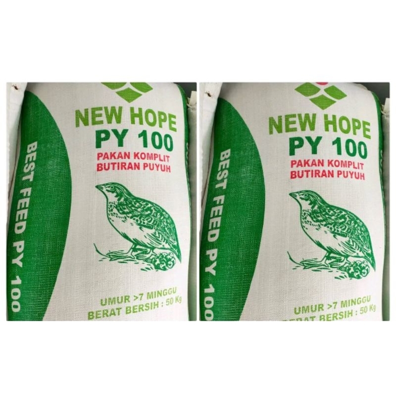 Jual New hope py 100 pur pakab burung puyuh petelur 1kg | Shopee Indonesia