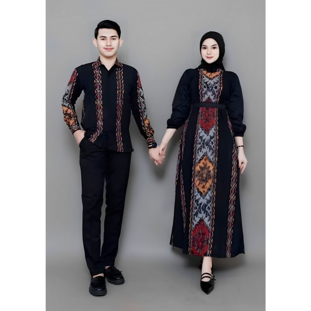 Jual HnM.Cloth - Set couple belvia Mix Set couple tenun belvia dress ...