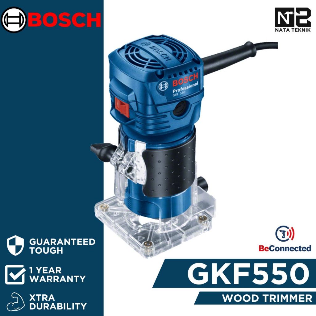 Jual BOSCH GKF 550 Mesin Profil Kayu / Trimmer / Router - 1/4" BOSCH ...