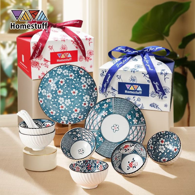 Jual Set Piring dan Mangkok Mewah / Set Peralatan Makan Keramik ...