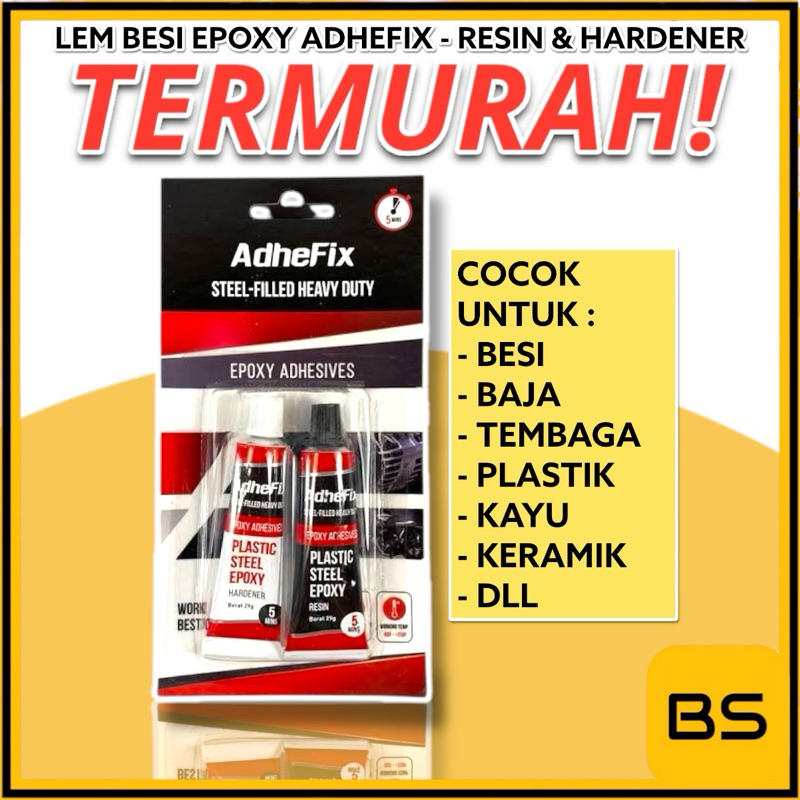 Jual ADHEFIX Lem 5 menit Lem Korea Besi Keramik Kaca Kayu Plastik Lem ...