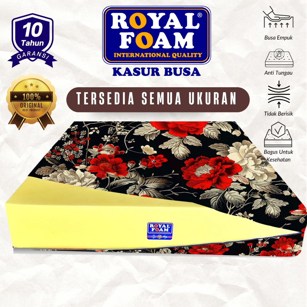 Jual Royal Foam Kasur Busa D16 Semua Ukuran 200x200 200x180 200x160 ...