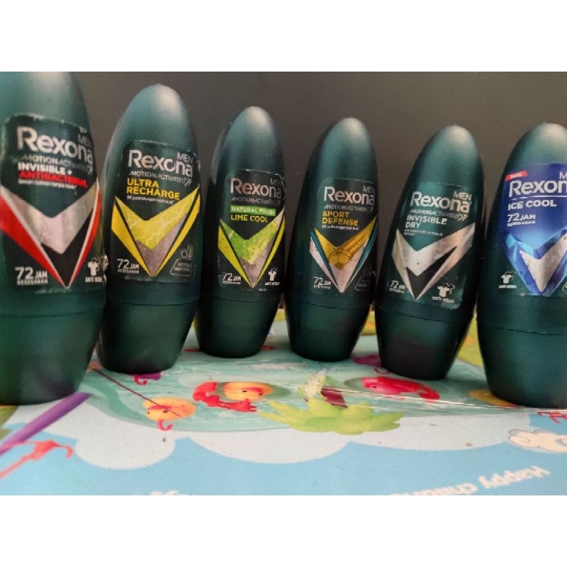 Jual Rexona Men Roll On All Varian 45Ml (rijekstiker) | Shopee Indonesia