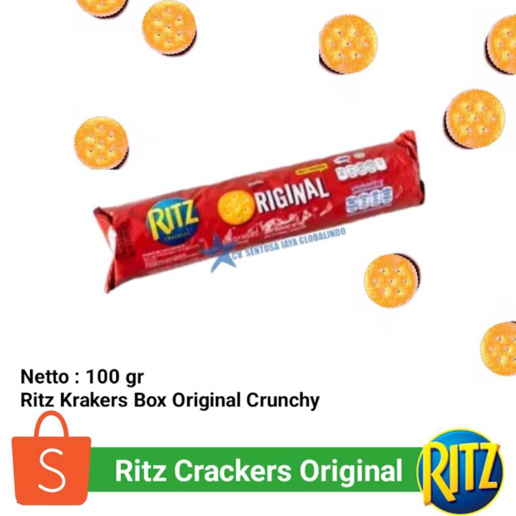 Jual (Beli 2 gratis 1) Ritz Biskuit Original 100 gr. Biskuit Gurih dan ...