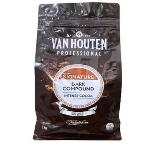 Jual VANHOUTEN DARK COMPOUND COIN 1 KG | Shopee Indonesia
