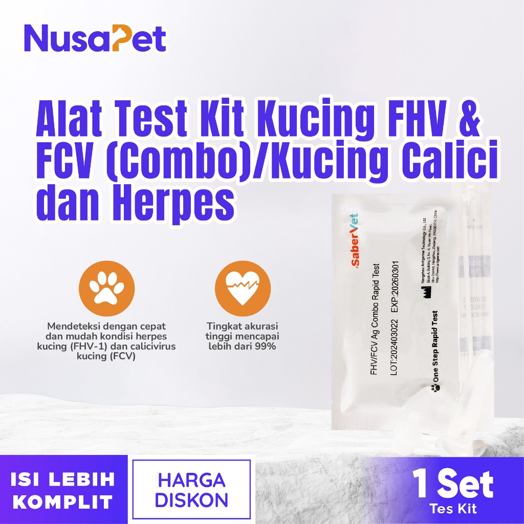 Jual Alat Test Kit Virus Kucing FHV & FCV (Combo) – Flu Kucing Herpes ...
