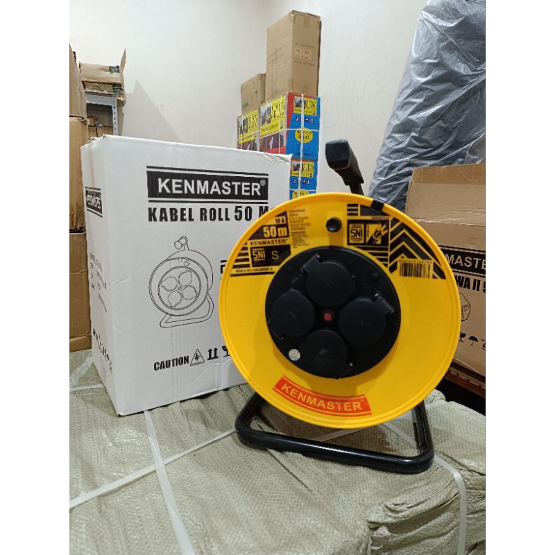 Jual KABEL ROLL 50 METER KENMASTER SNI / KABEL ROLL 50 METER KENMASTER ...