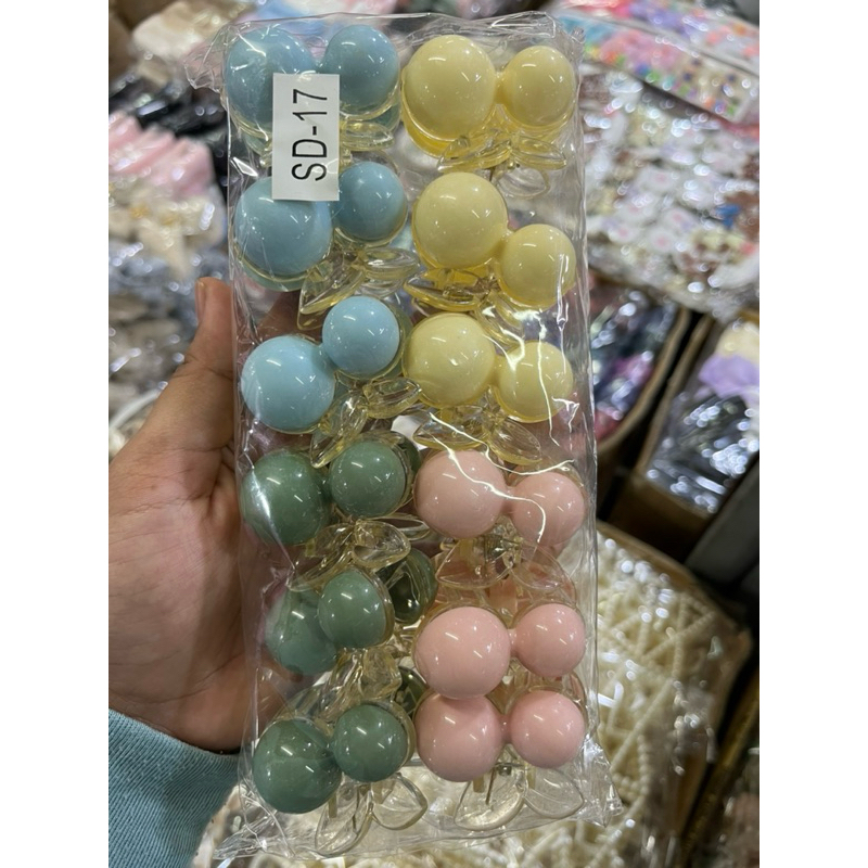 Jual JEPITAN RAMBUT BULET BENING WARNA SOF( ISI 12PCS) | Shopee Indonesia