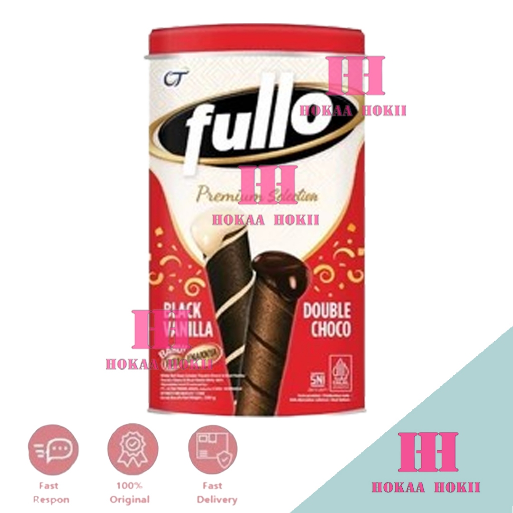 Jual Fullo Wafer Stick Premium Selection Double Choco & Black Vanilla ...