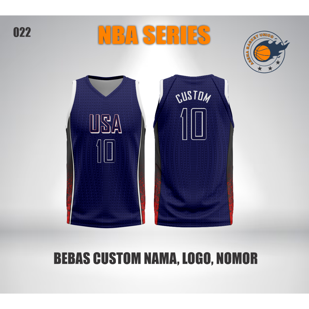 Jual JERSEY BASKET NBA SERIES CUSTOM DRYFIT ADEM & NYAMAN, GRATIS GANTI ...