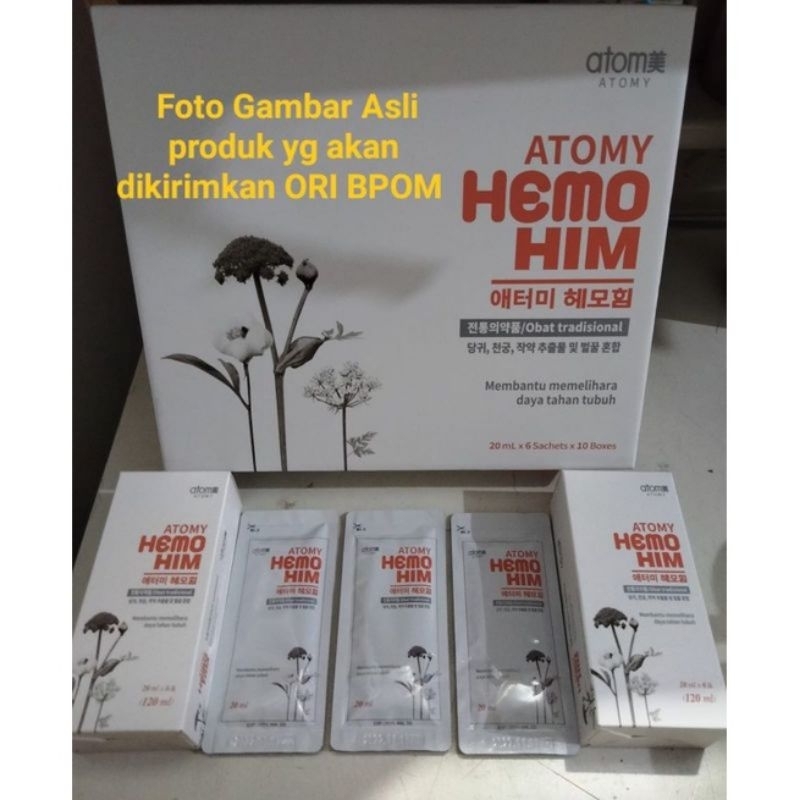 Jual suplemen kesehatan hemo him @6 sachet | Shopee Indonesia
