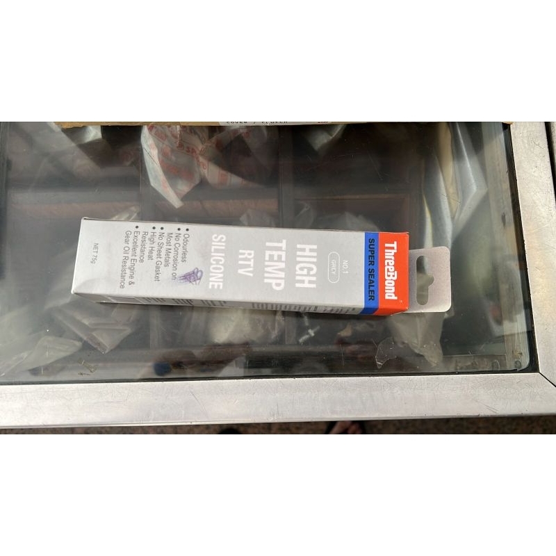 Jual lem three bond abu2....... | Shopee Indonesia