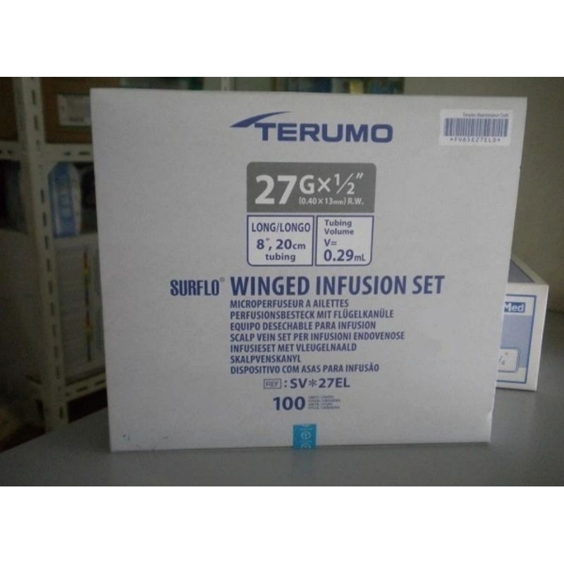 Jual Wing needle 27G TERUMO / Surflo winged infusion SET | Shopee Indonesia