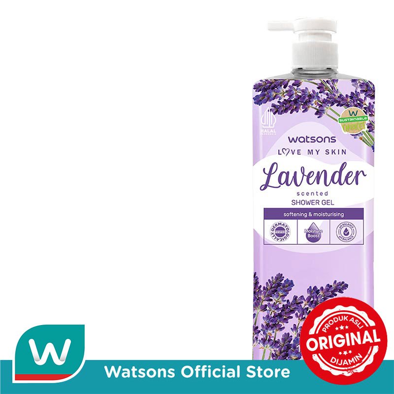 Jual Watsons Lavender Scented Shower Gel 1000ml | Shopee Indonesia