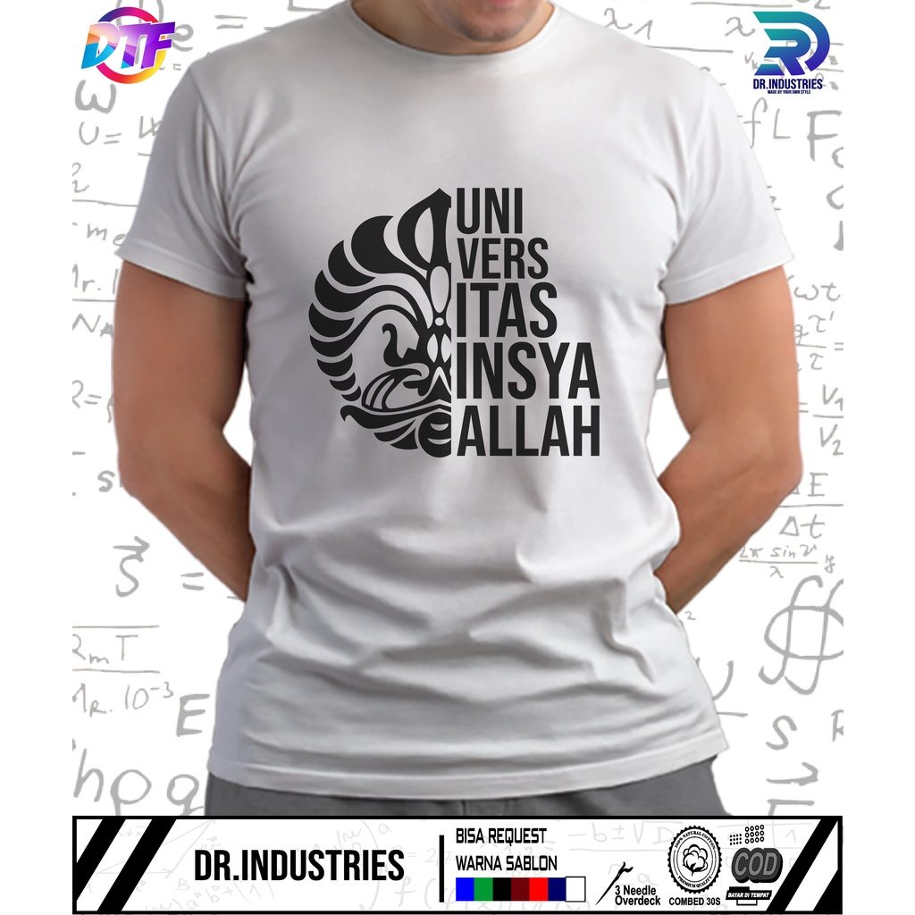 Jual Kaos UI Universitas Insyaalloh Universitas Indonesia - DR ...