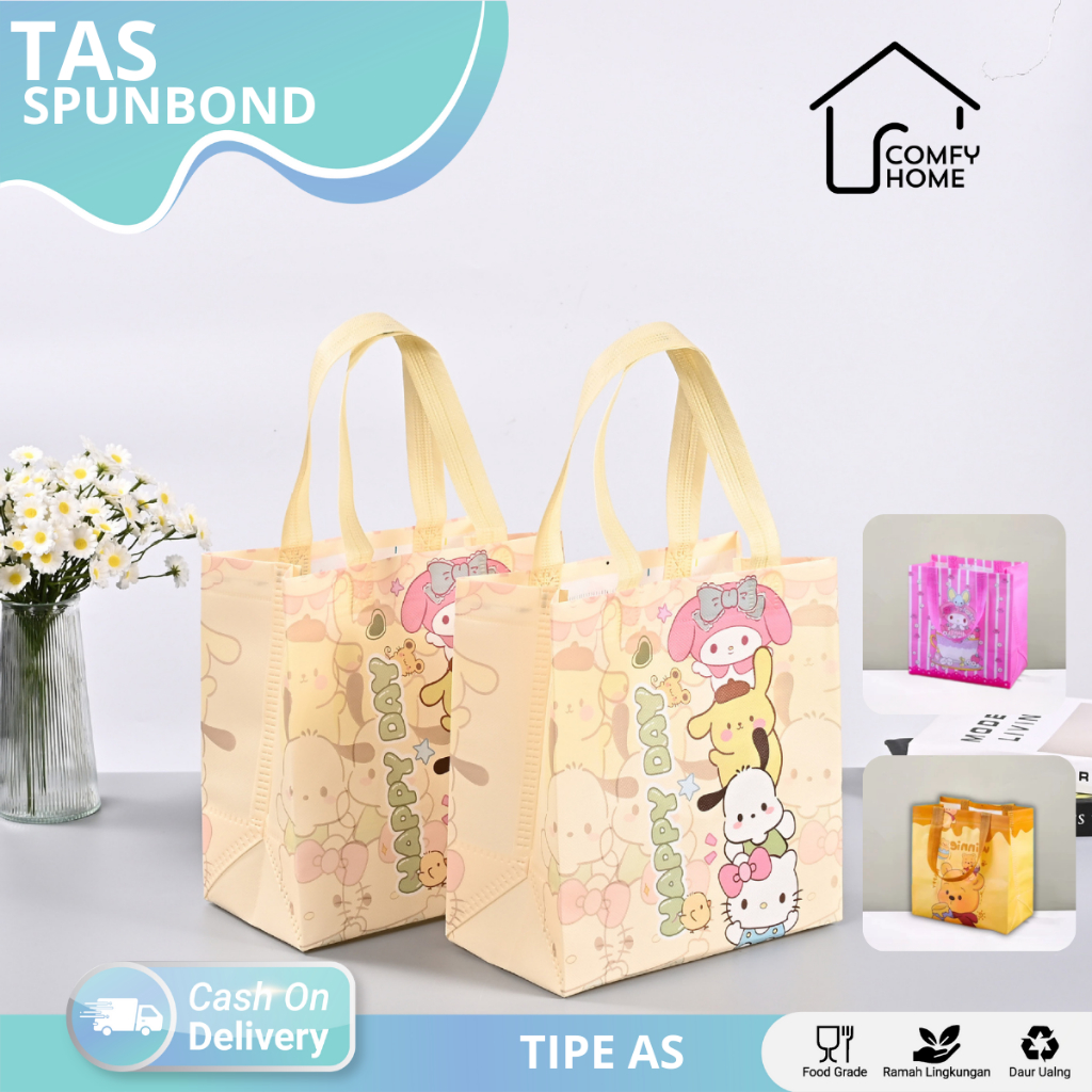 Jual Tas Spunbond / Goodie Bag Spunbond / Spoundbond Bag / Tas Belanja ...