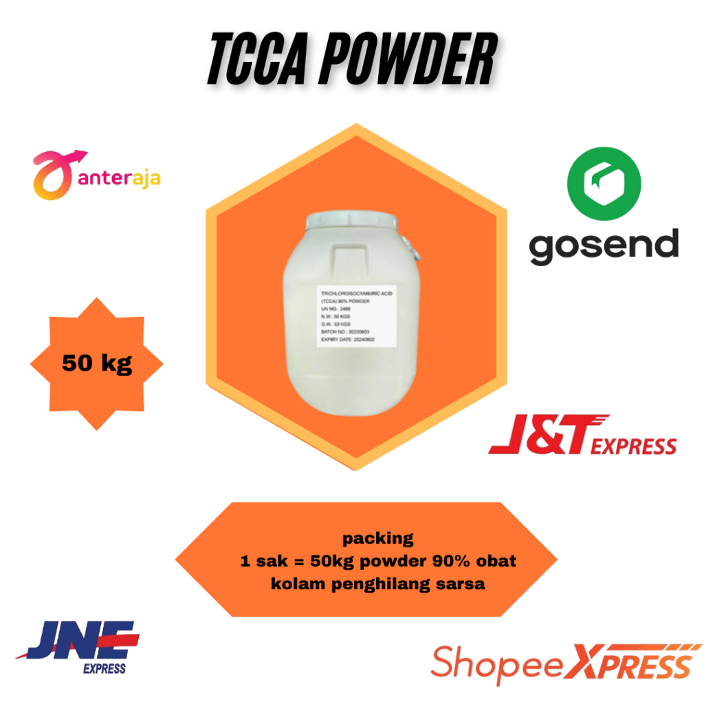 Jual TCCA POWDER 90%/PAIL/50KG | Shopee Indonesia