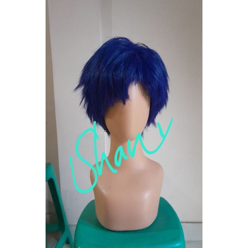Jual Wig Biru tua Cowo (Wig Kaito) | Shopee Indonesia