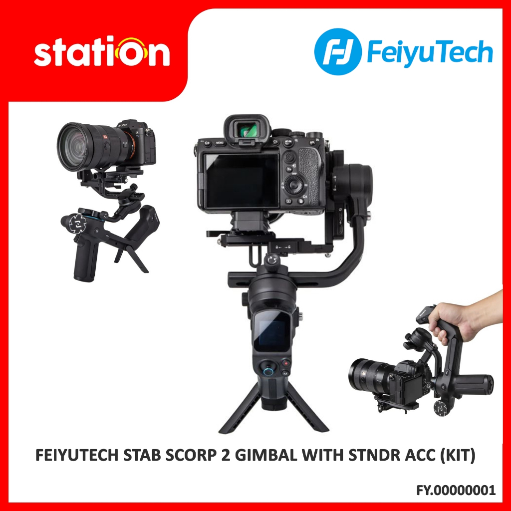 Jual FEIYUTECH SCORP 2 GIMBAL WITH STANDARD ACCESSORIES (KIT) | Shopee Indonesia