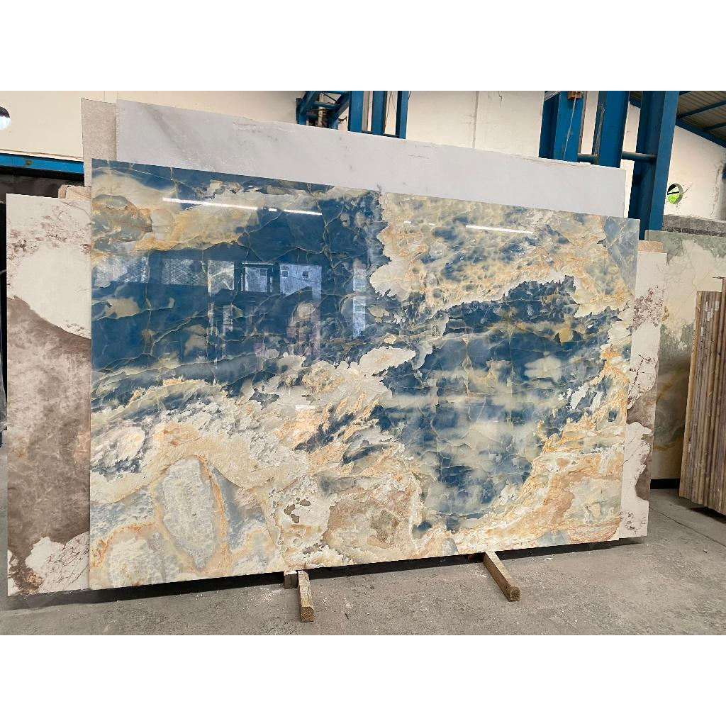 Jual Onyx marmer onyx biru granit granite tile marmer murah | Shopee ...