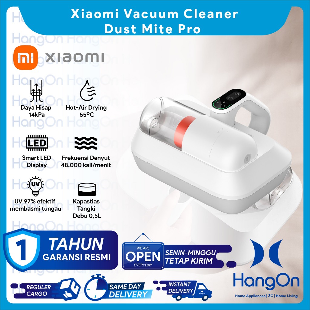 Jual Xiaomi Dust Mite Vacuum Cleaner Pro Daya Hisap 14000Pa Sensor 3 ...