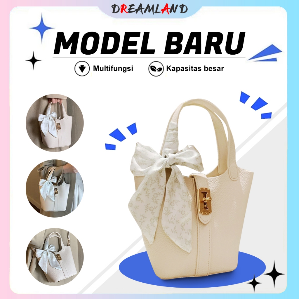 Jual Pouch Tas Bucket Wanita Fashion Hand Bag Tas Selempang Sling Bag ...