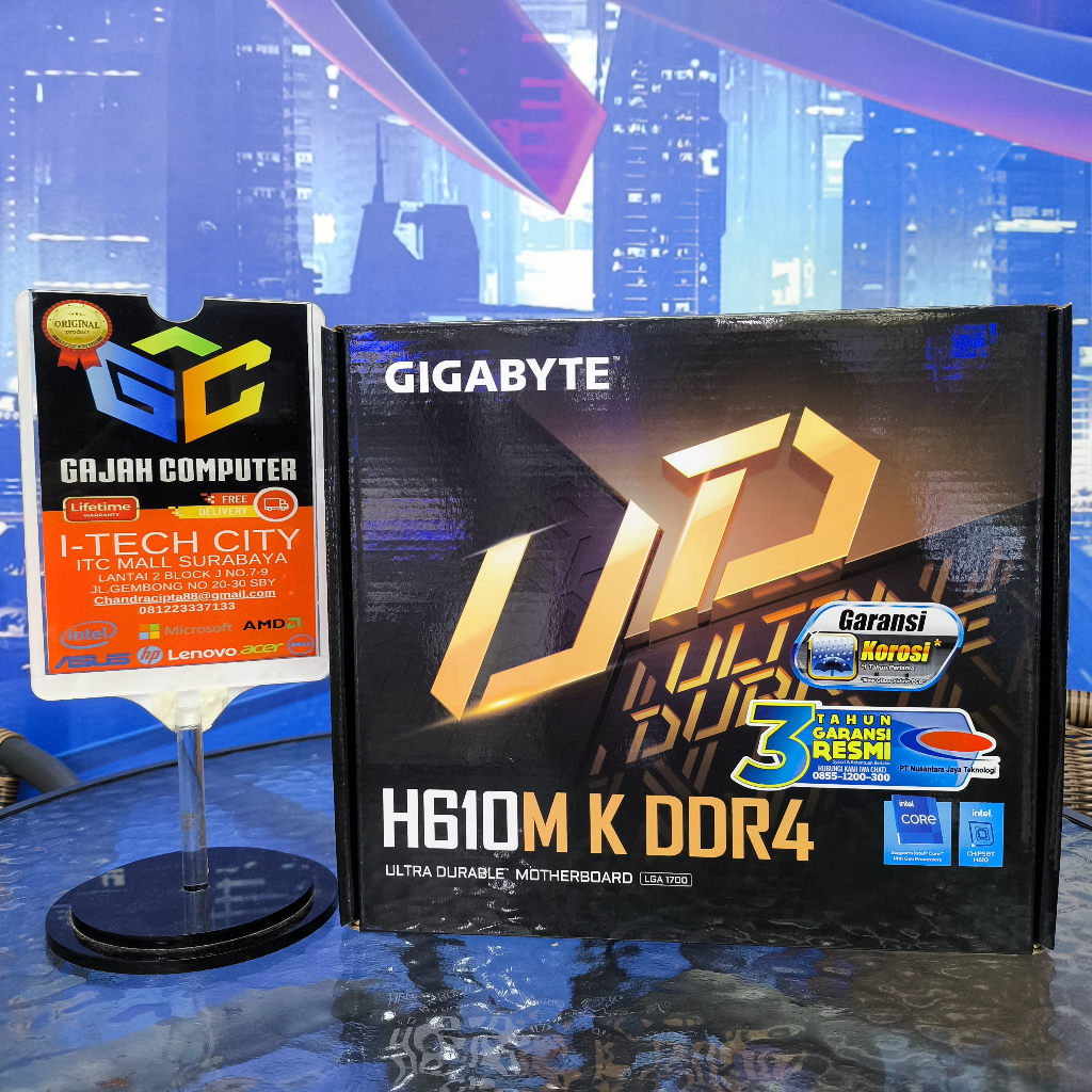 Jual Gigabyte H610M K - Intel LGA1700 H610 DDR4 Raptor Lake Motherboard ...